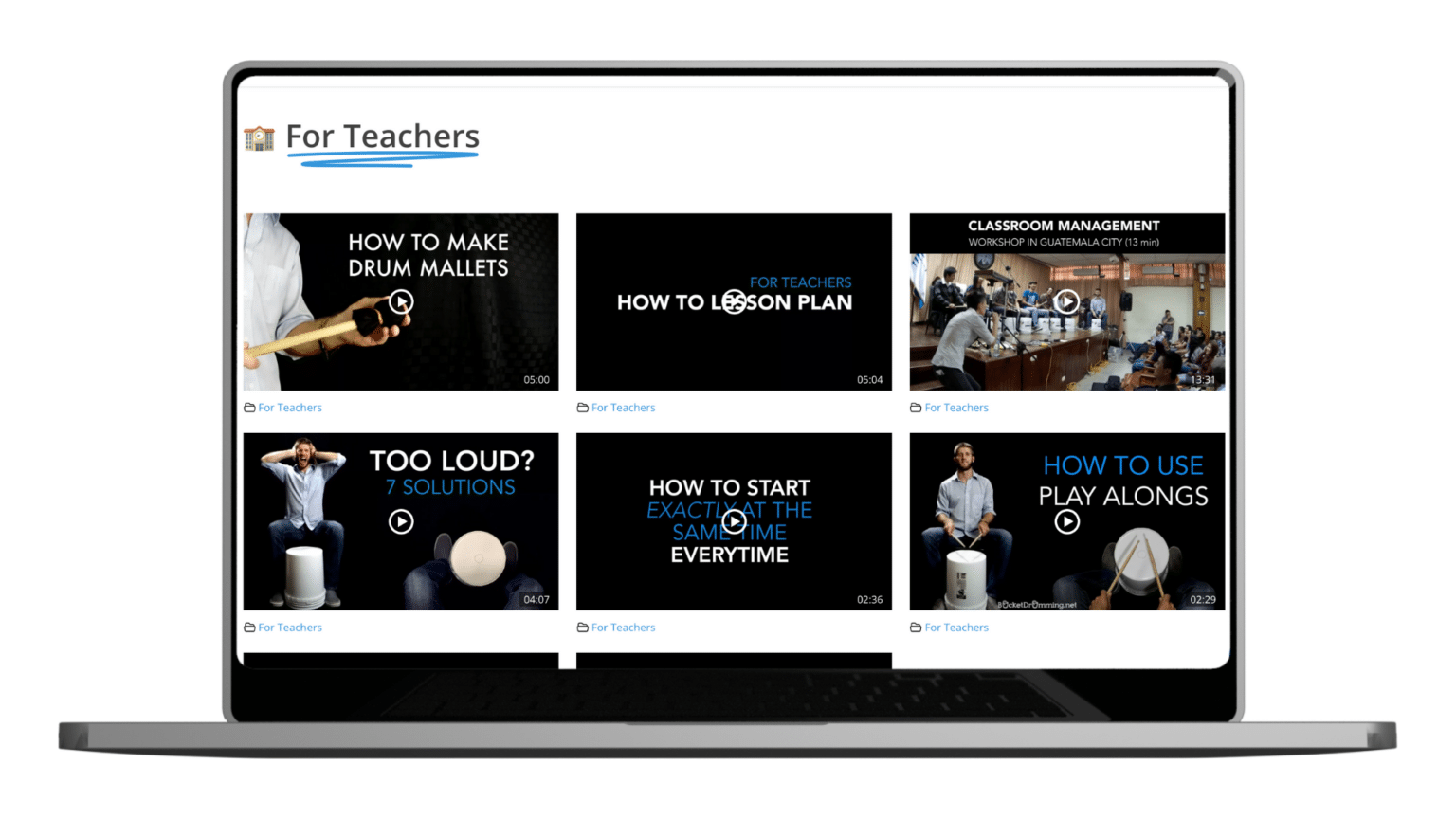 Bucket Drumming Online School | Bucket Drumming